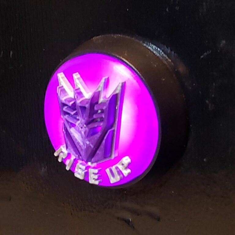 Transformers Start Button - Rocket City Pinball