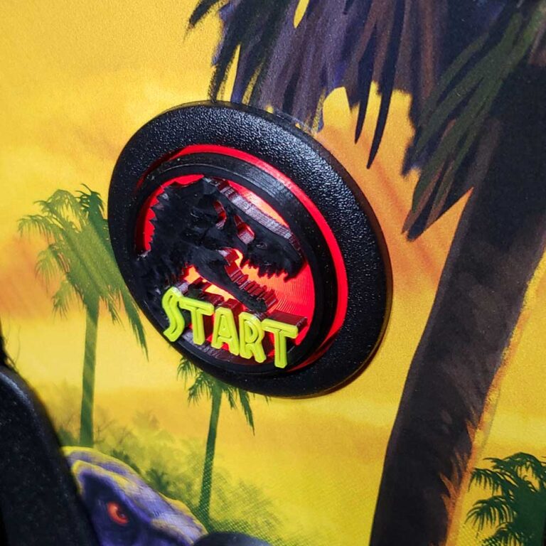 Jurassic Park Start Button (Stern) - Rocket City Pinball