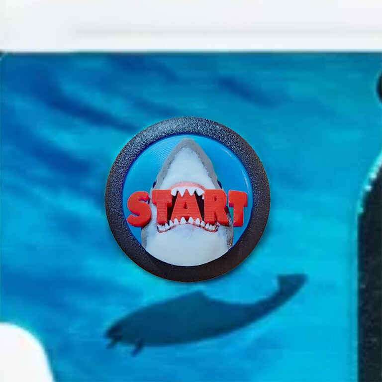 Jaws Start Button - Rocket City Pinball
